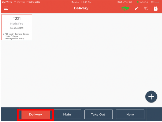 Delivery Management POS Guide | Quantic POS Support
