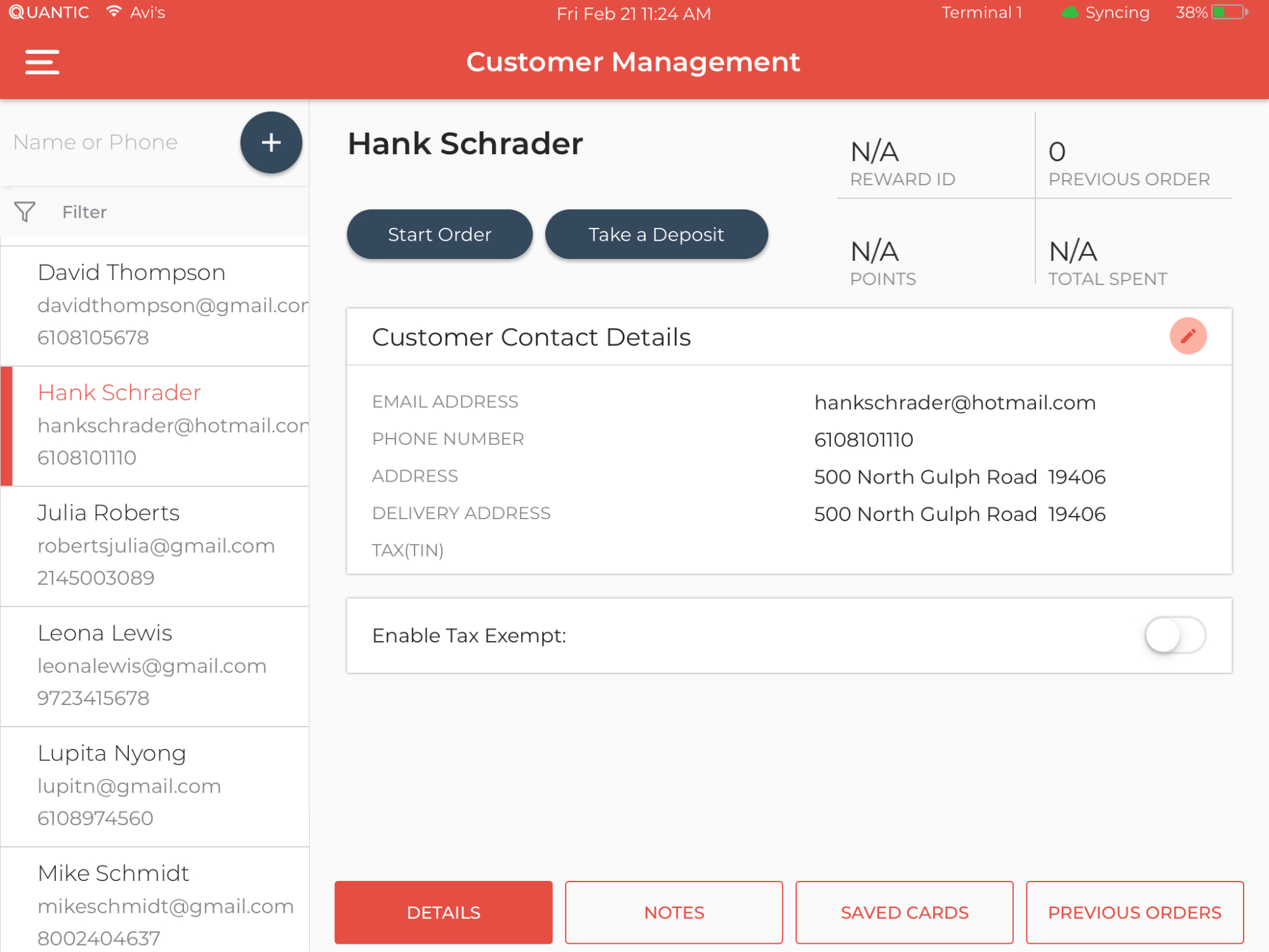 Customer Management | Quantic POS Learning Resources