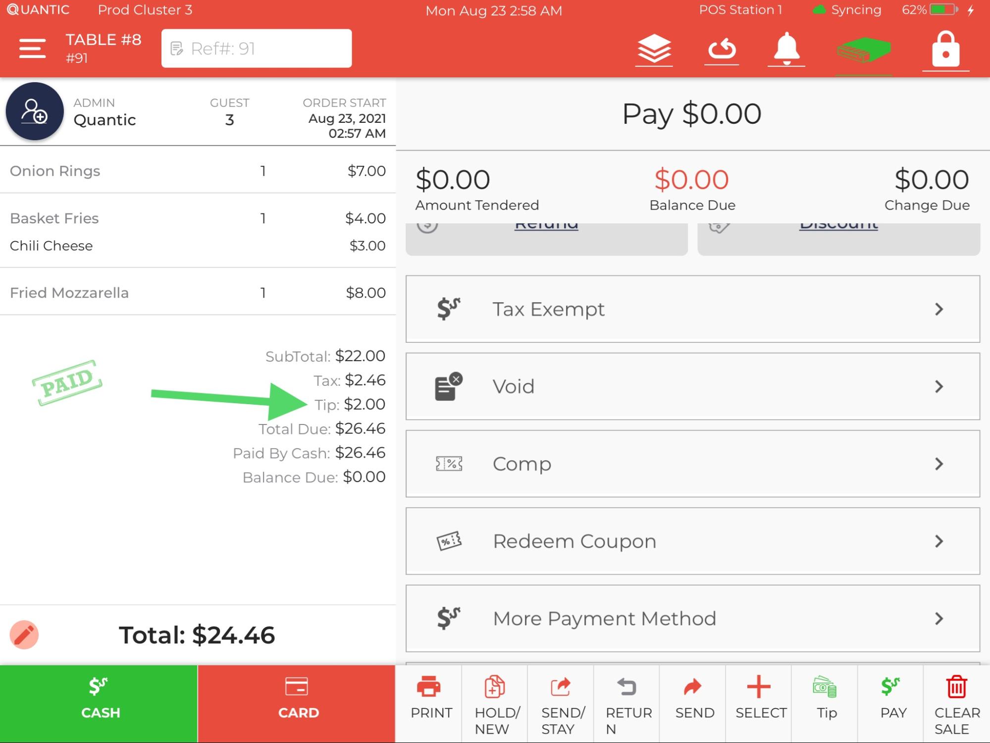 How to Add Tip Screen on Quantic POS | Step-by-Step Guide