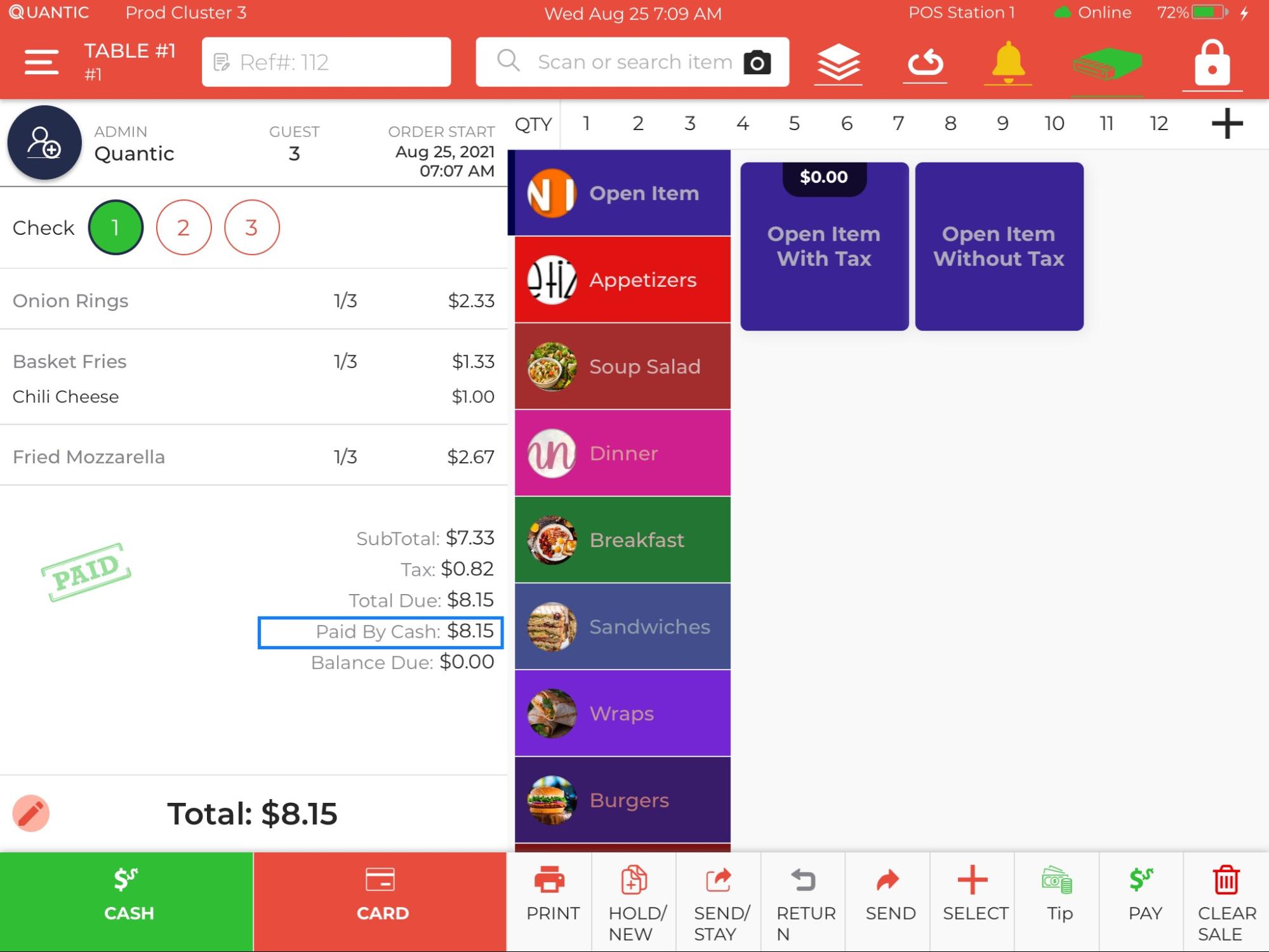 Splitting a Check Evenly | Simplify Payment with Quantic POS