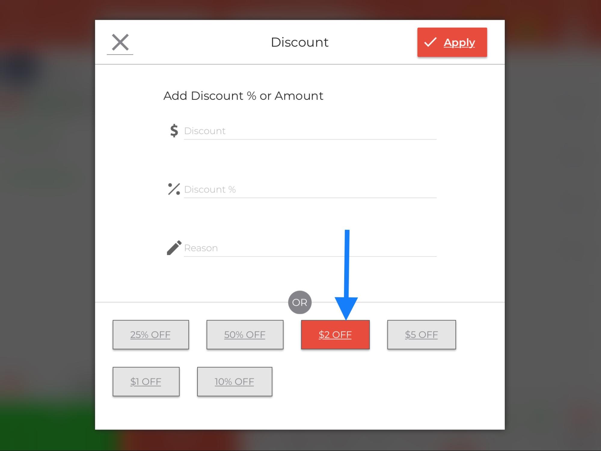 Applying Discounts on Item Orders in POS | Quantic Support