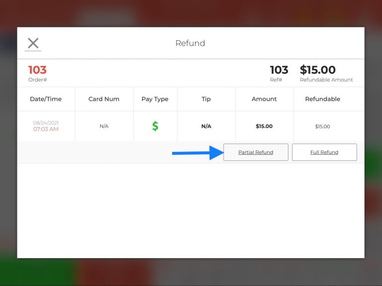 Issuing a Refund | Issue with Full or Partial Refunds