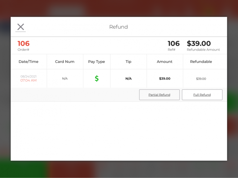 Issuing a Refund | Issue with Full or Partial Refunds
