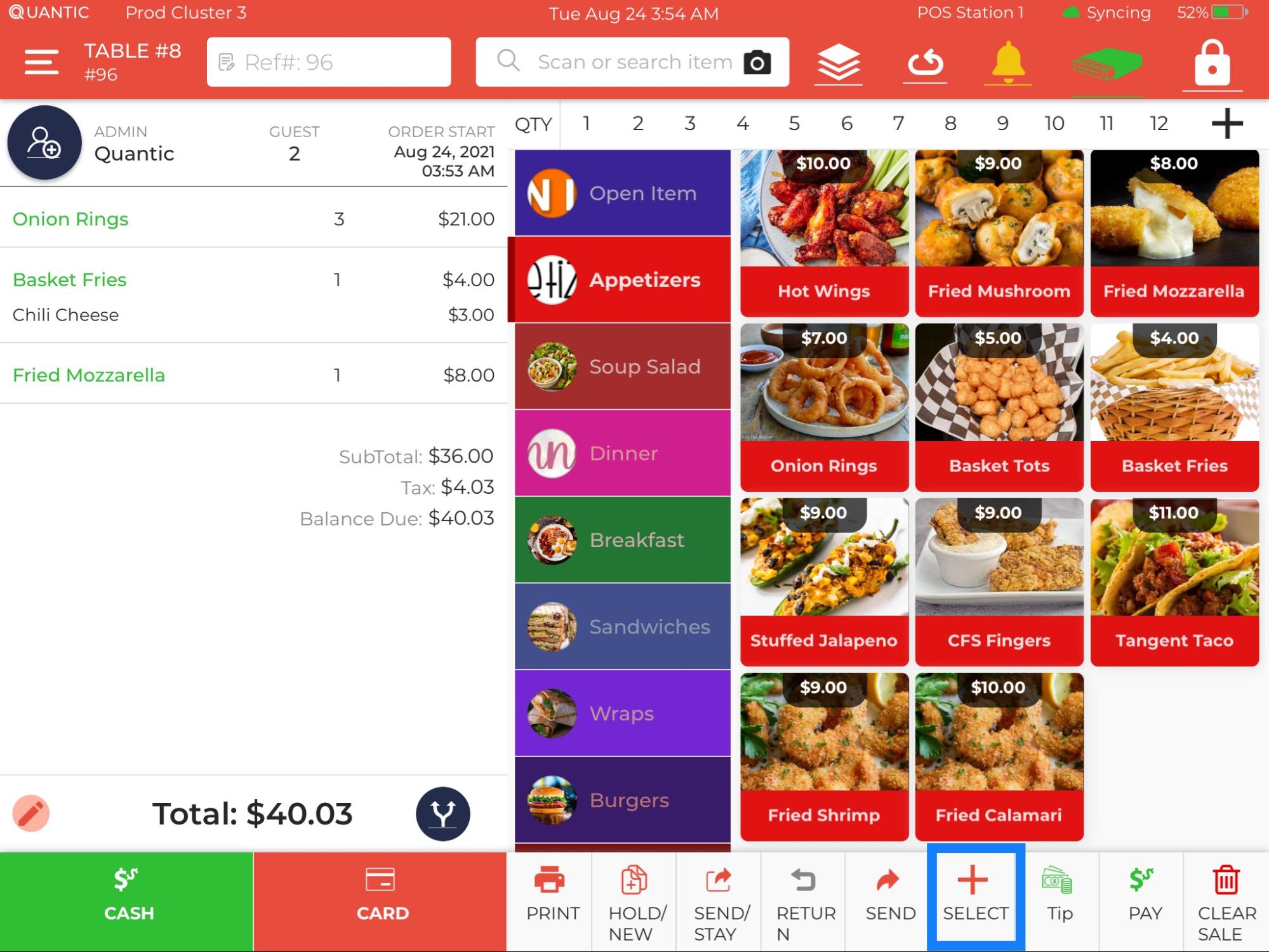 Void Transactions, Items, Check and Order | Quantic POS