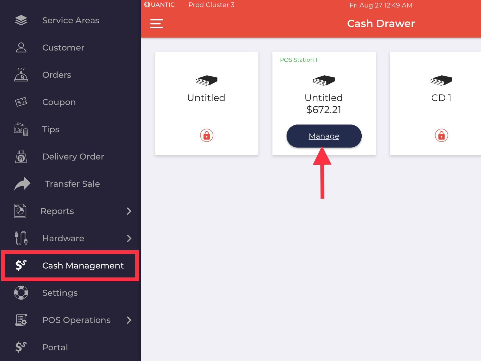 Set Up Cash Management | Quantic POS Learning Resources
