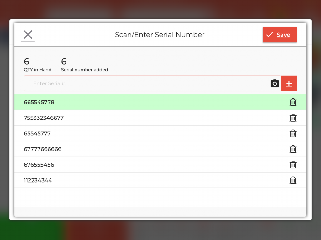 Selling Retail Items with Serial Number | Quantic POS