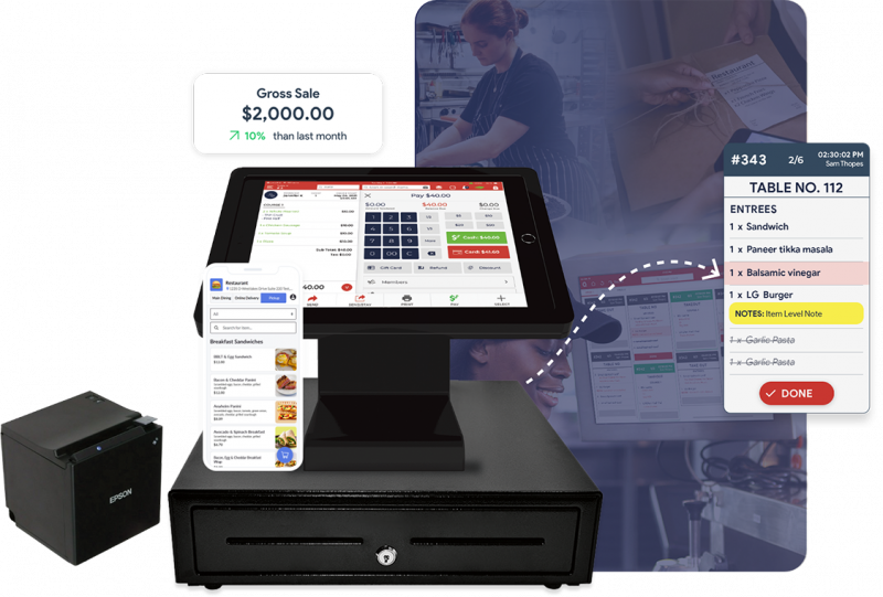 Full Service Restaurants POS System