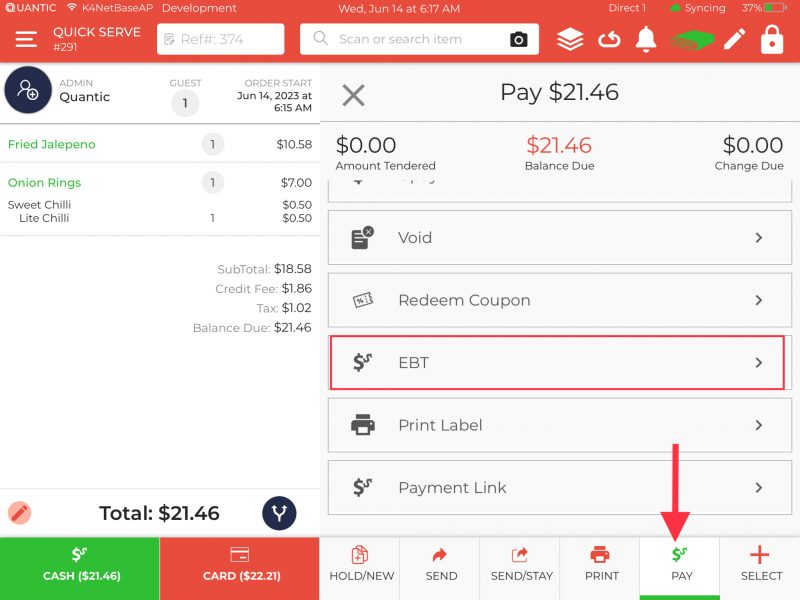Accept EBT Payments | Quantic POS Learning Resources