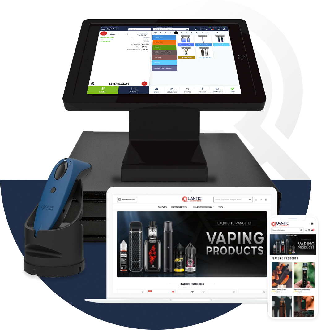 Vape Store POS System, Point of Sales for Vape Store