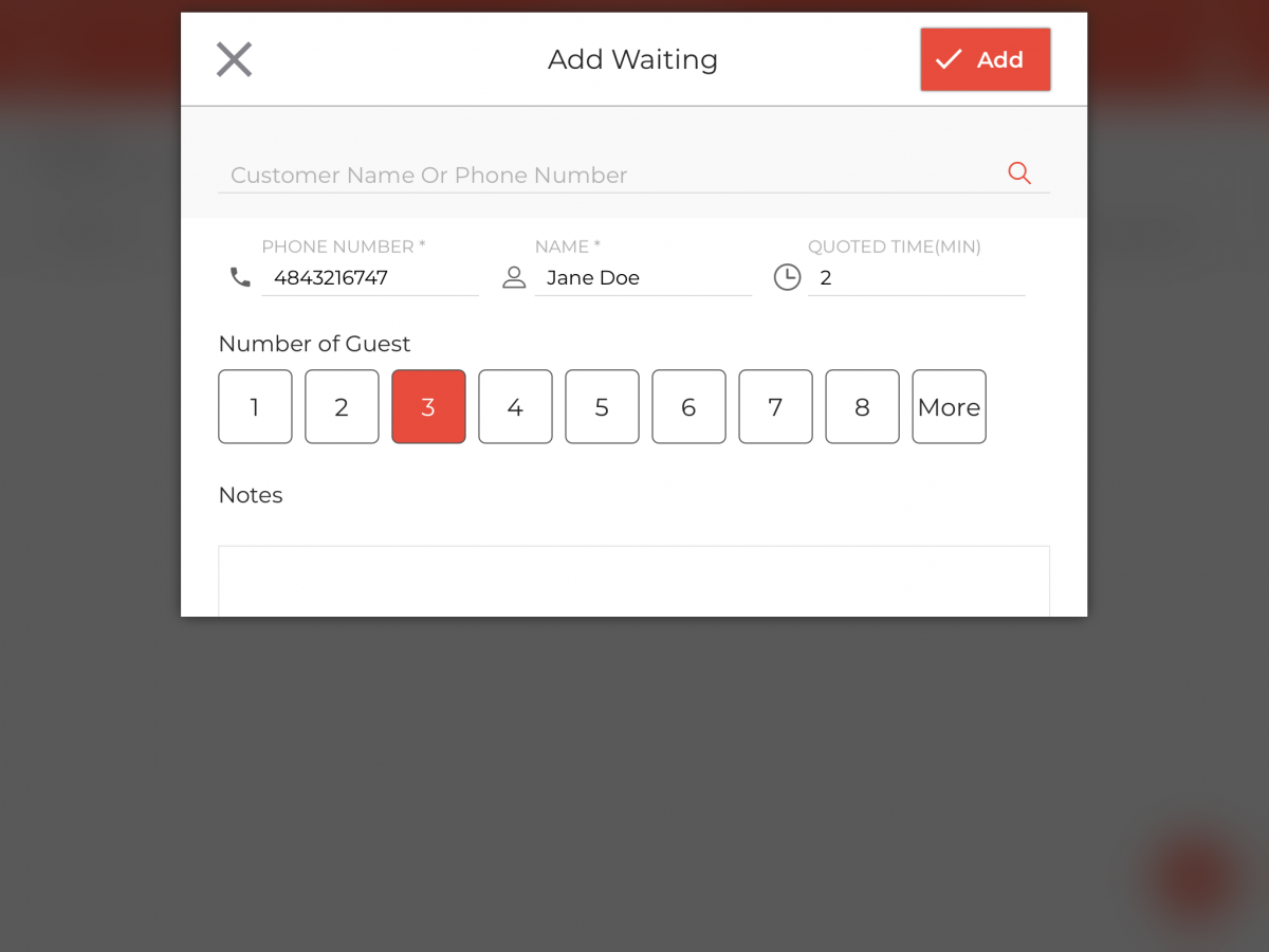 Customer Wait List | Quantic POS Learning Resources
