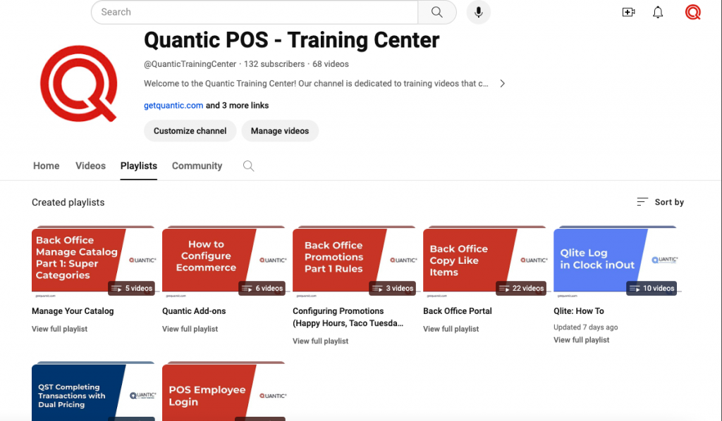 Quantic YouTube Channel | Learn Point of Sale Like a Pro