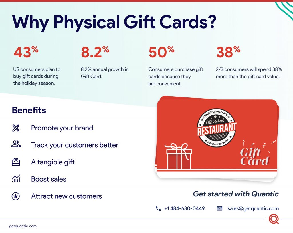 Quantic Gift Cards | Boost Sales and Customer Loyalty