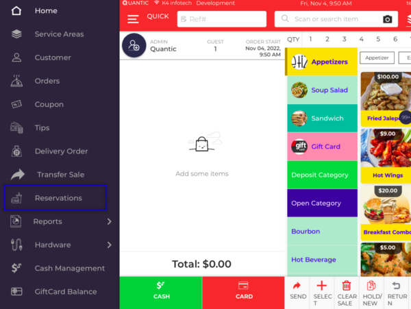 Managing Restaurant Table Reservations | Quantic POS