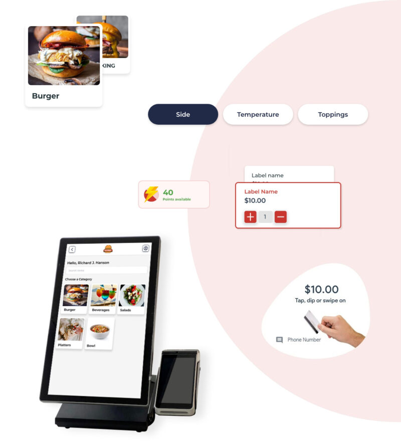 Self Ordering Kiosk for Restaurants and Retailers