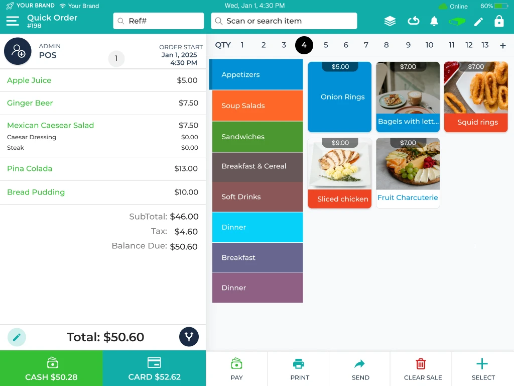 White Label POS System | Quantic Point Of Sale Software