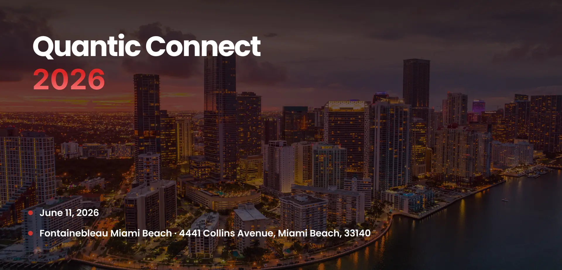Quantic Connect 2026 | ISOs, Resellers & White Label Partners